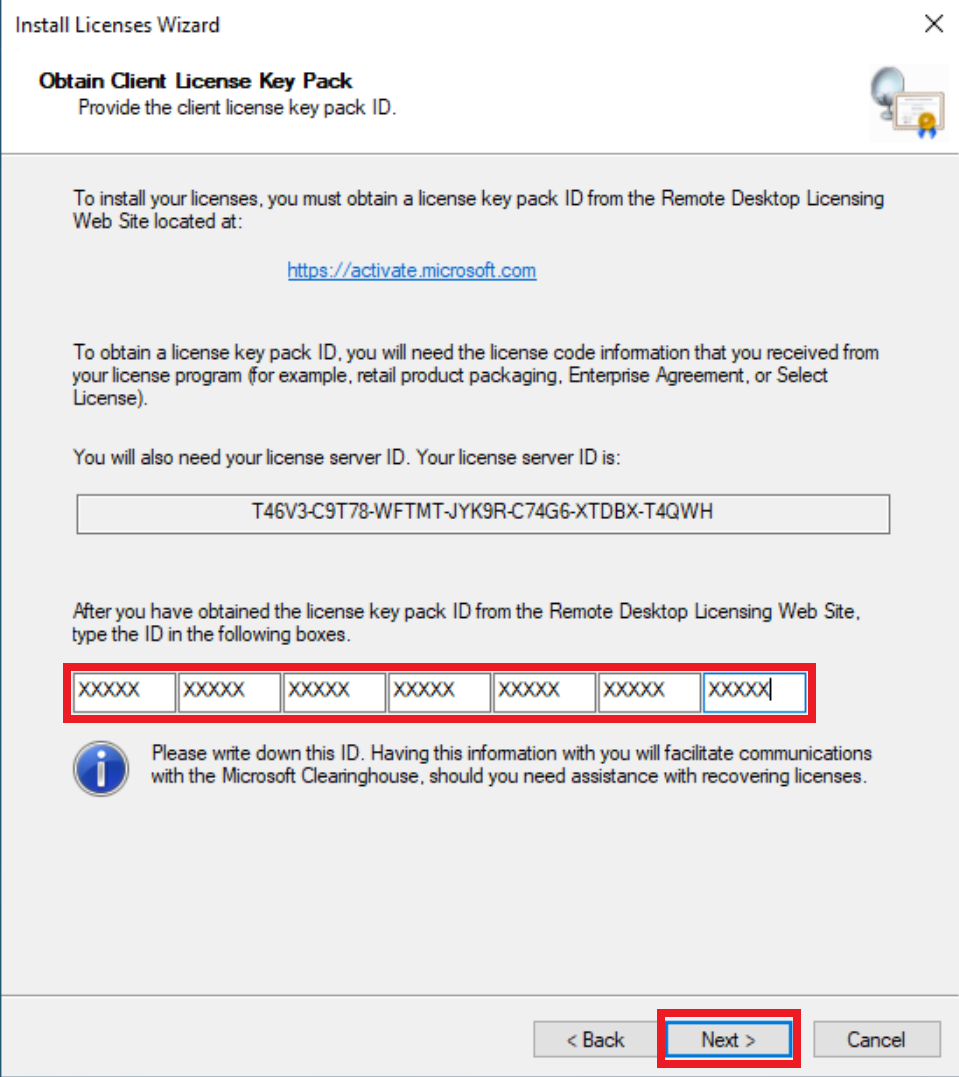 Activate RDS CALs – Instructions